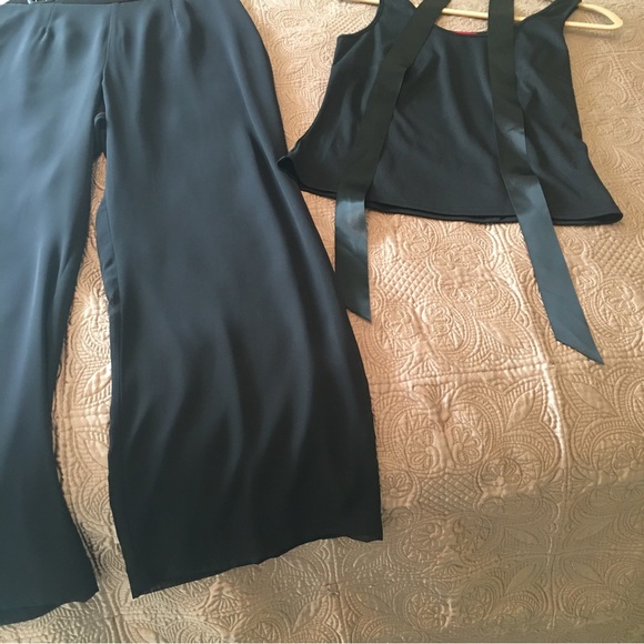 Pants & Jumpsuits | Vintage 2piece Cocktail Pant Set With Adjustable ...